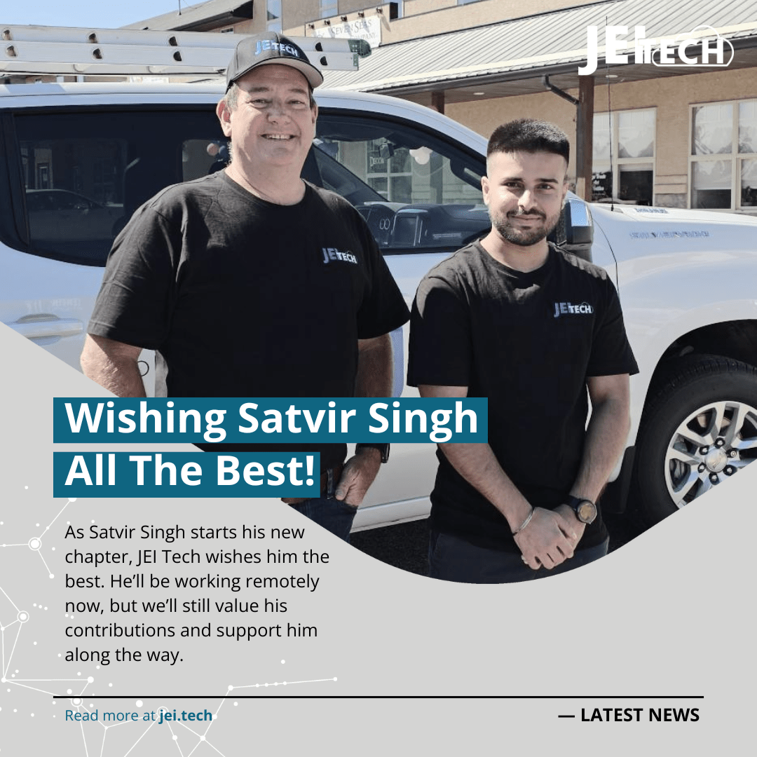 Best Wishes to Satvir - JEI Tech